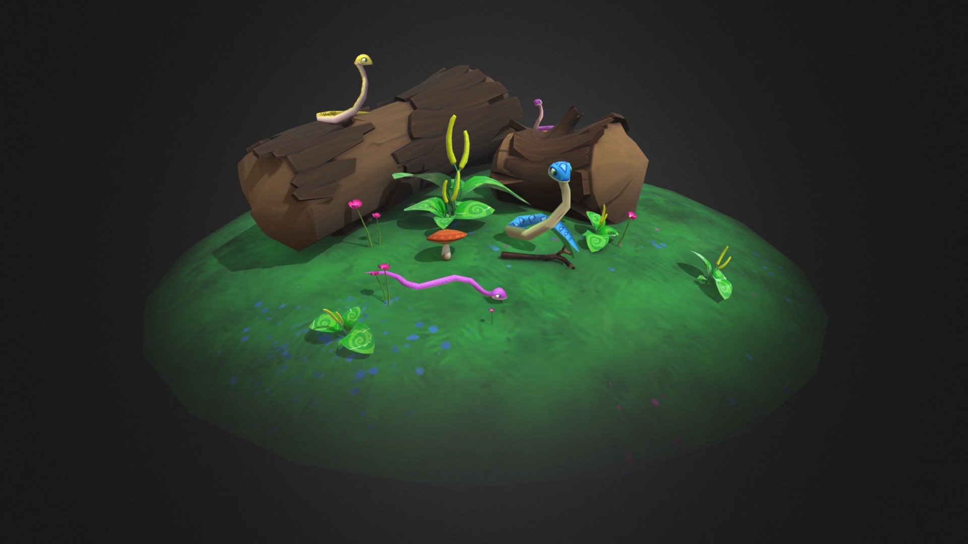Snakes animated pack - Buy Royalty Free 3D model by TheGameAssets ...