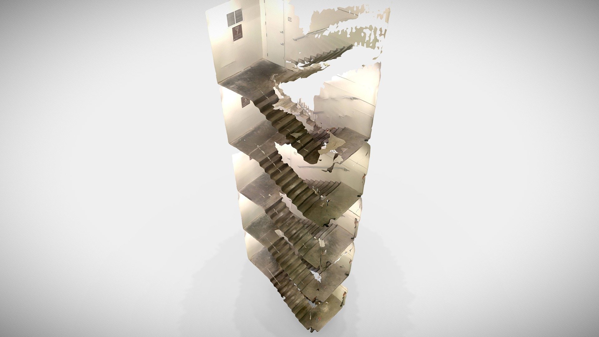 Stairs - Download Free 3D model by Jake Steinerman (@jasteinerman ...