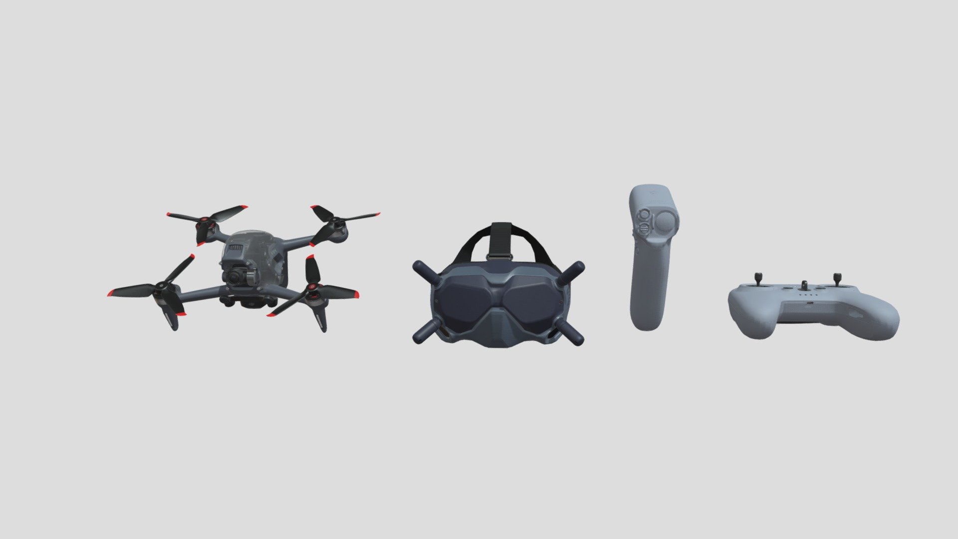 DJI_FPV_Combo_fbx - 3D model by 3DCoolHuman (@zhang1394725324) [c799c40 ...