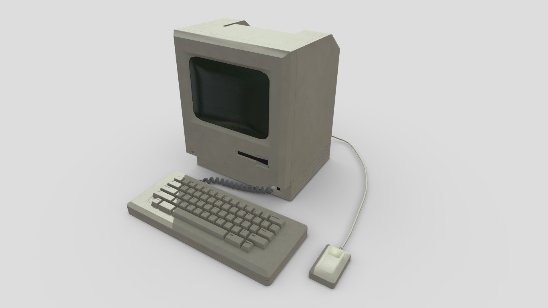 Macintosh 128K - Download Free 3D model by Connor Wassall ...