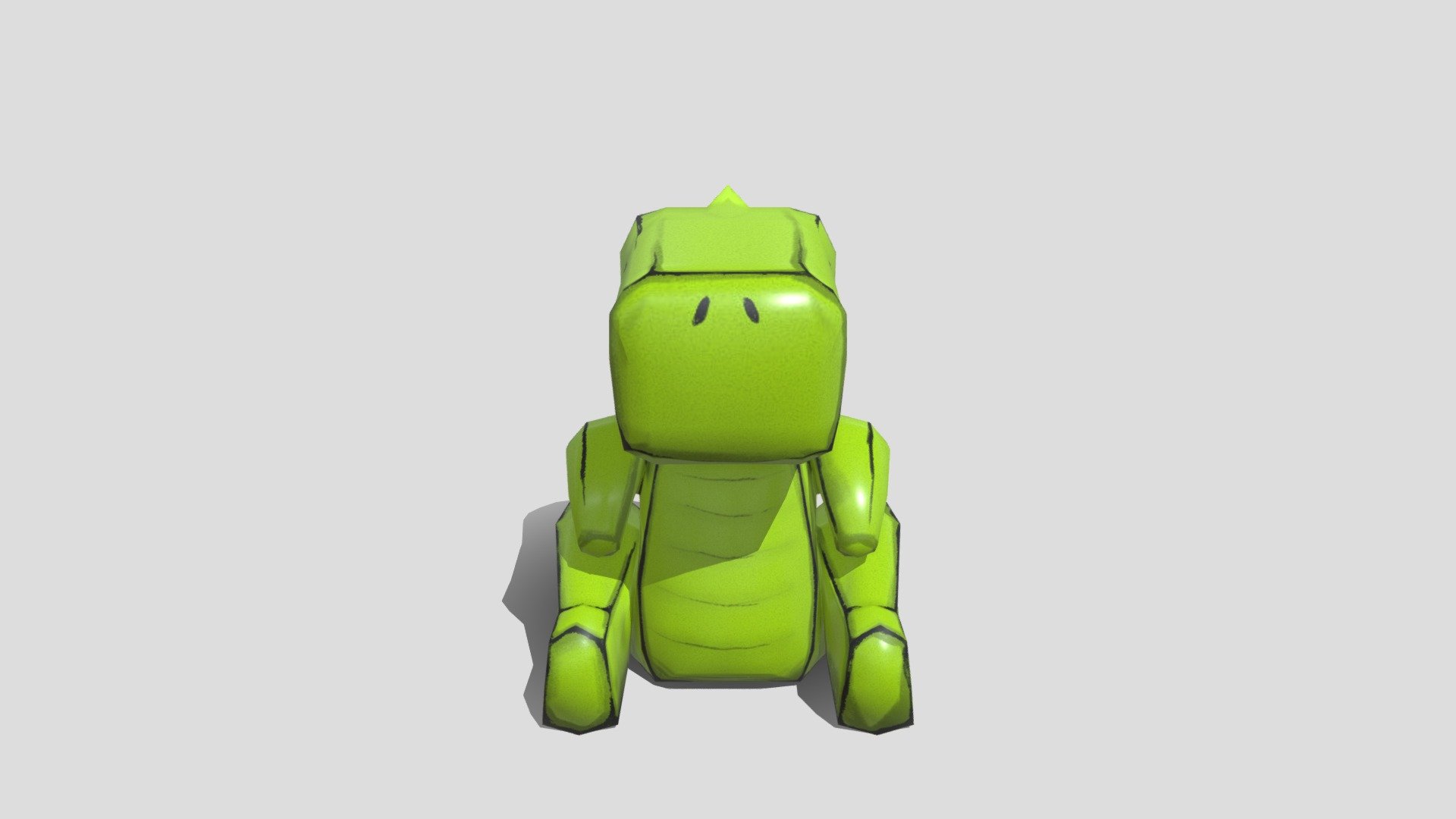 Low Poly Toy Dinosaur - Download Free 3D model by Lanboat (@landen ...