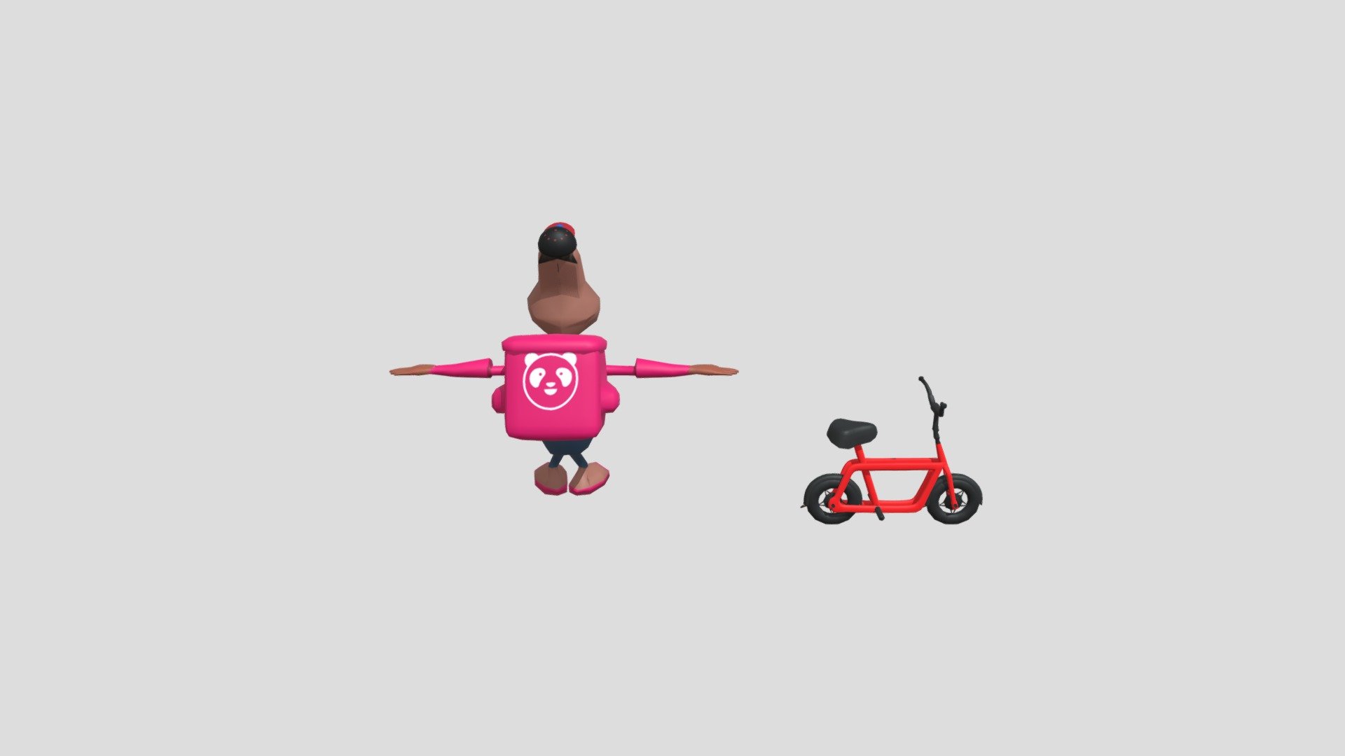 Foodpanda Alienprop - 3D model by Sevinolent [c79c9ff] - Sketchfab