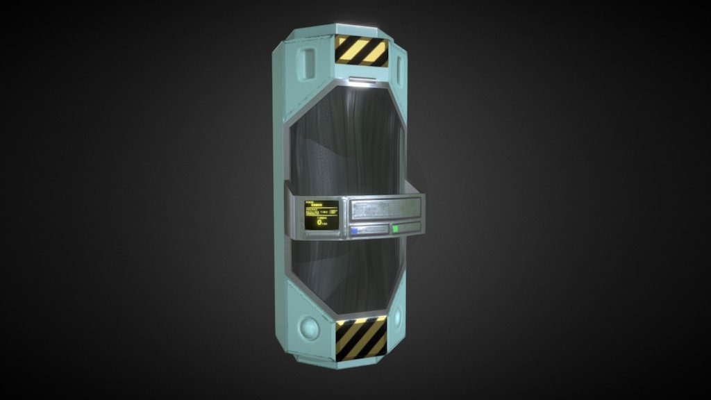 Cryo Tube - 3D model by Interference (@interference22) [c79cee1 ...