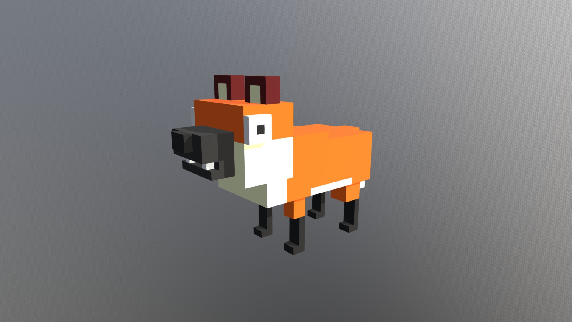 Voxel Maned Wolf - 3D model by Guillermo Willy Moral (@willymoral ...