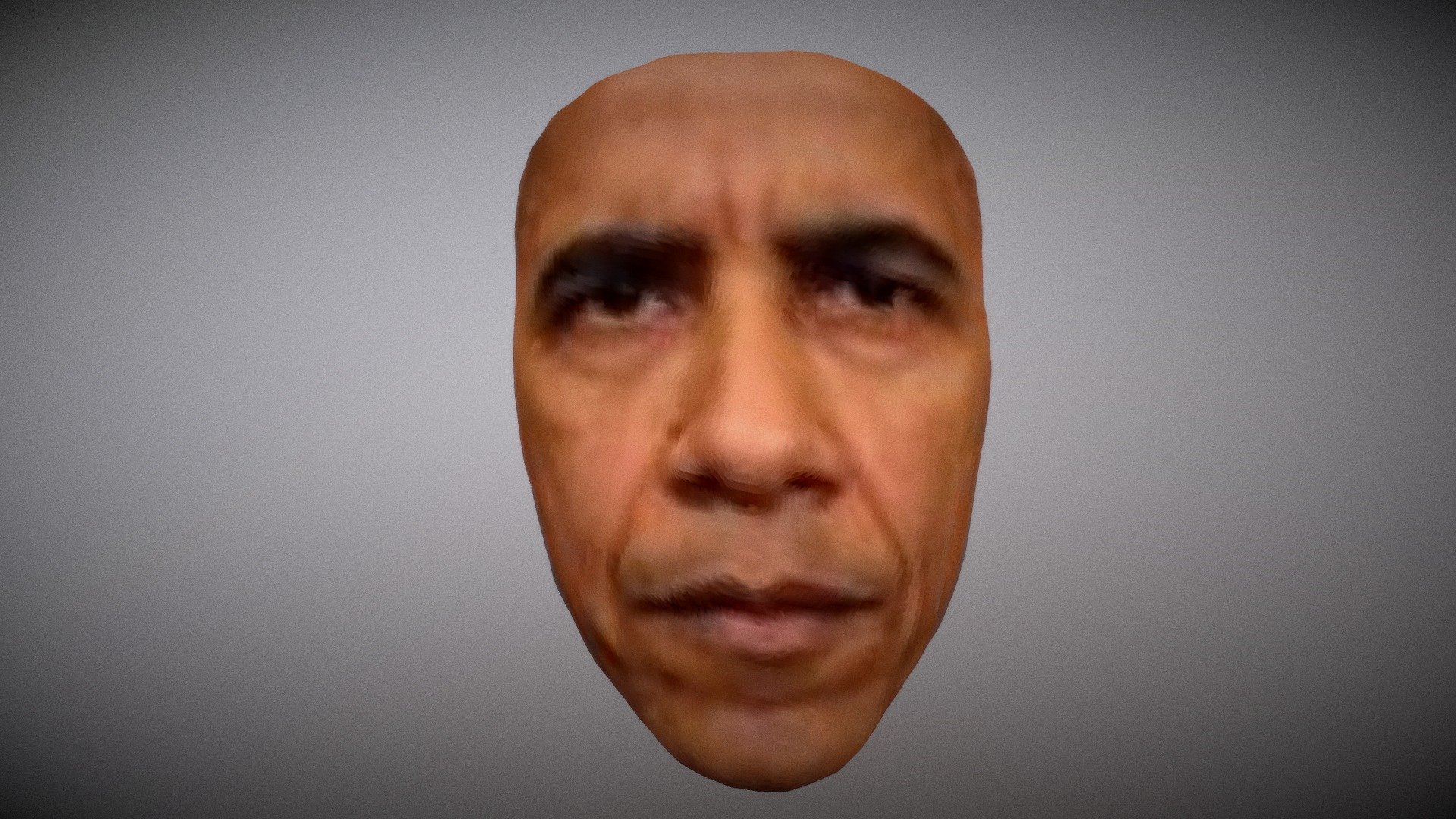 3D Obama from single image - 3D model by alban [c79d798] - Sketchfab