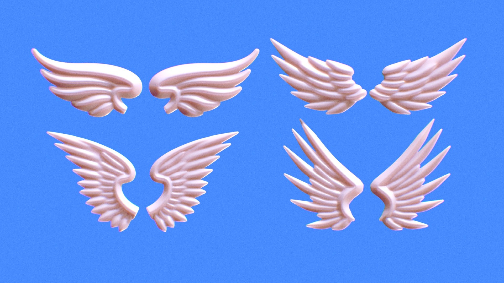 WINGS PACK 2 - Buy Royalty Free 3D model by Leo Isidro (@leo.isidro3 ...