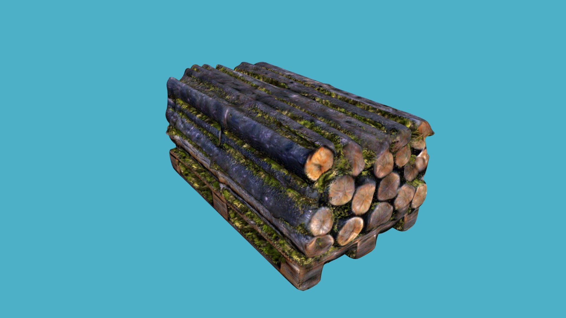 logs on pallet - Download Free 3D model by vicente betoret ferrero ...