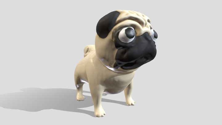 Pug 3D models - Sketchfab