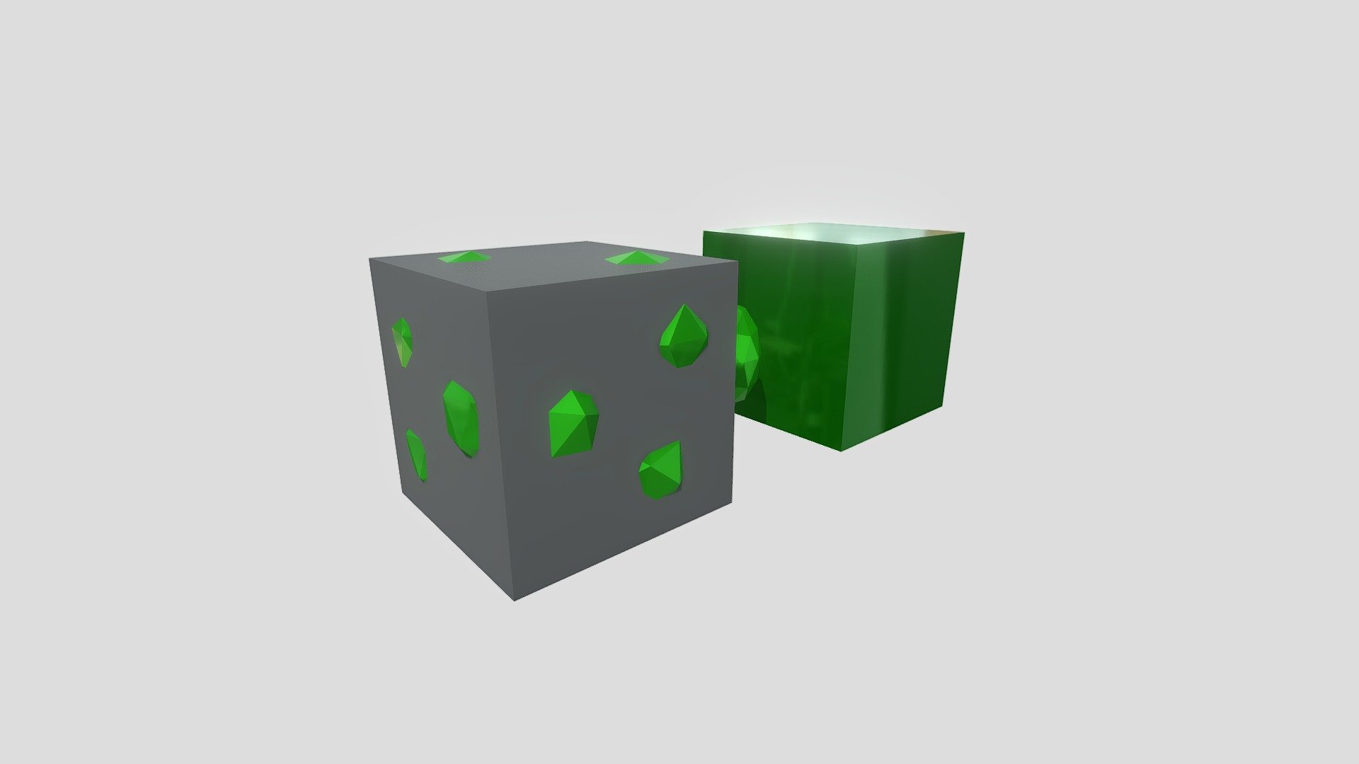 Minecraft Emerald Realistic - Download Free 3D model by DEKL1M [c79fd66 ...
