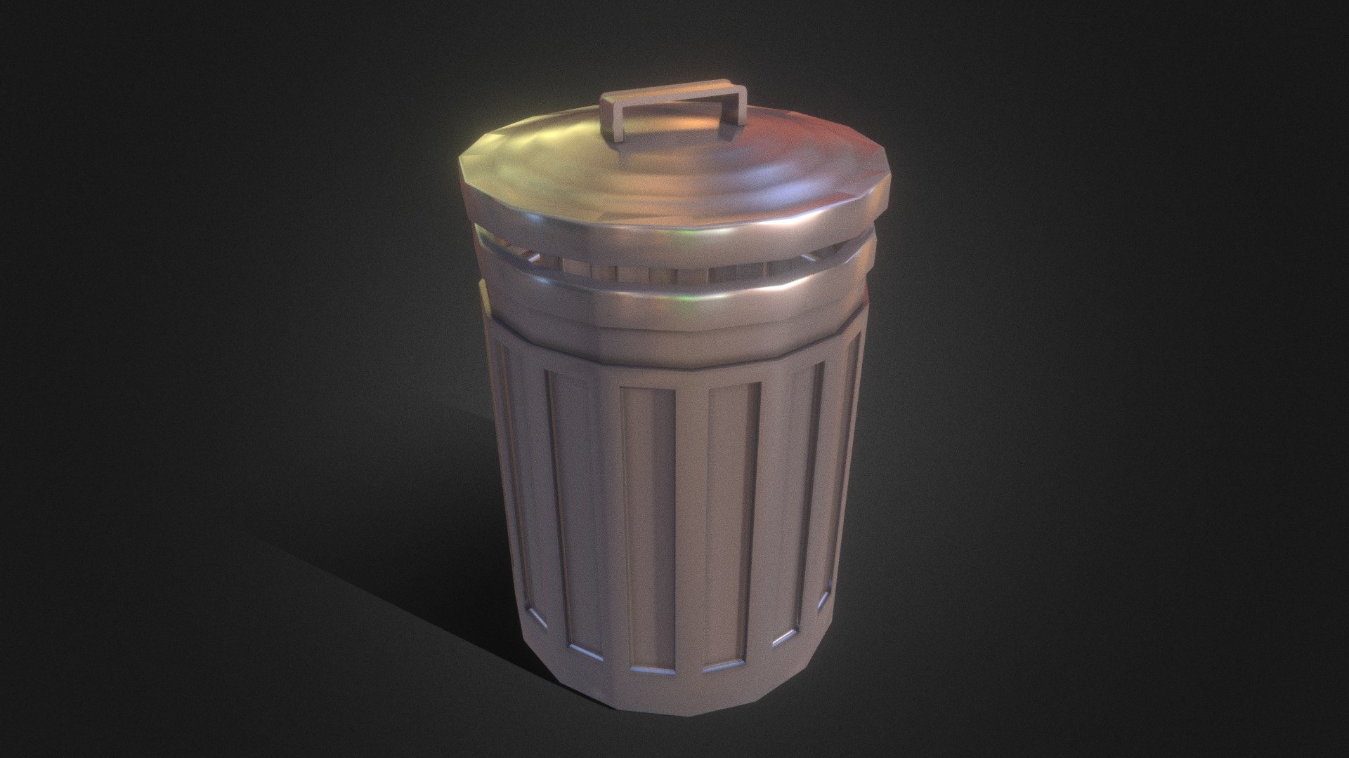 Low poly trash can - Download Free 3D model by AkuVain [c79ff4a ...