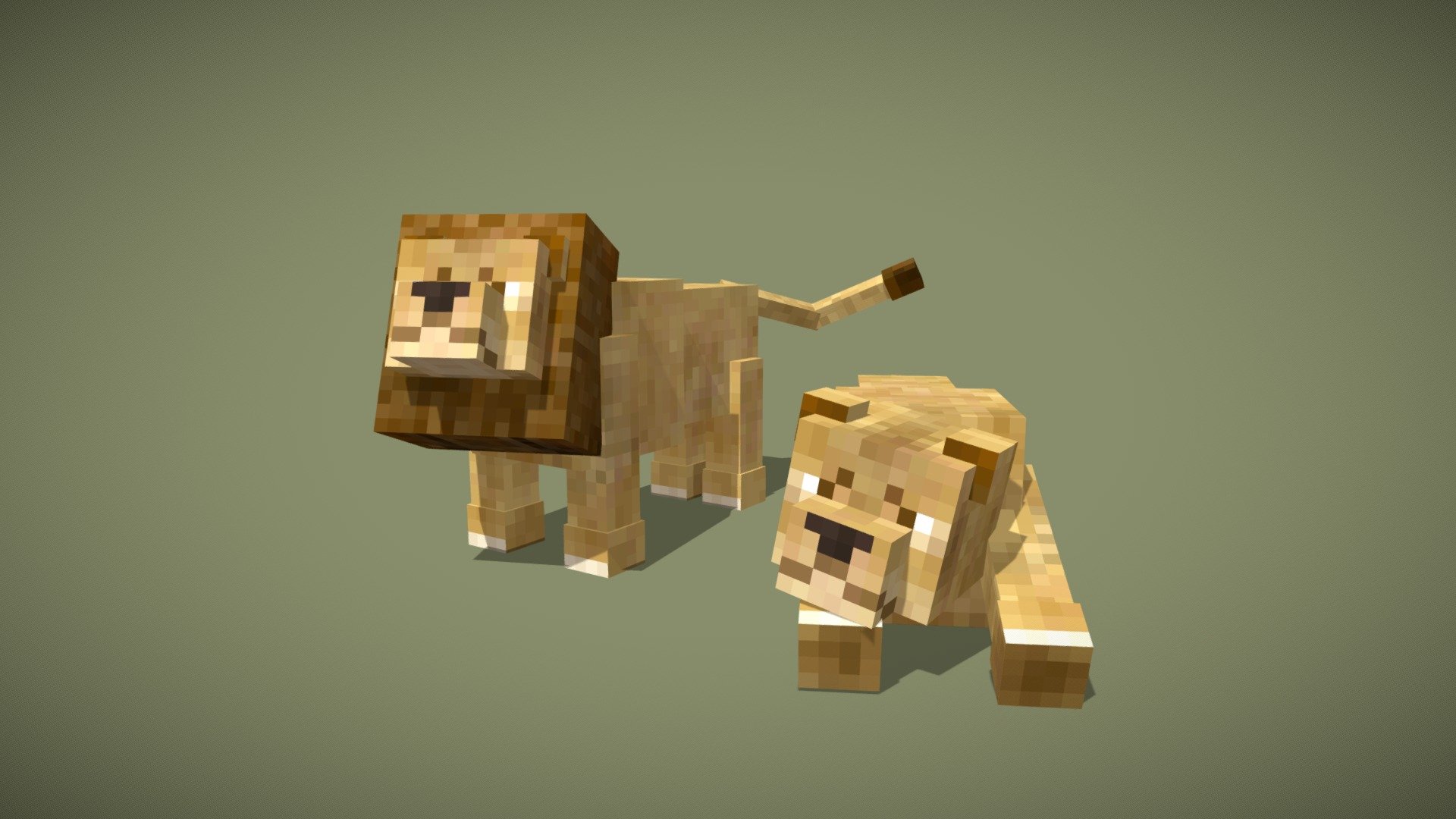 lion - 3D model by rozarke [c7a1ed0] - Sketchfab