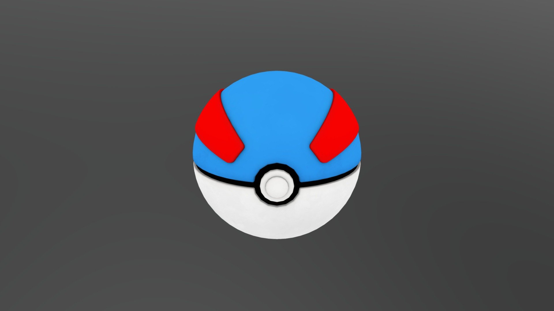 Super Pokeball en Blender - 3D model by Chalky3D [c7a3233] - Sketchfab