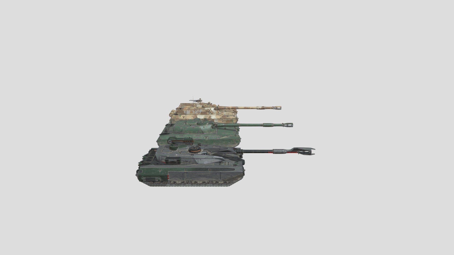 BZT-70 - Download Free 3D model by heska075 [c7a38da] - Sketchfab