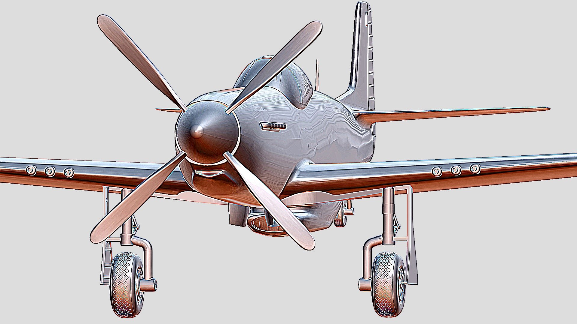 P-51D Mustang - 3D model by SilliconValleyPilot (@real3d) [c7a49ae ...
