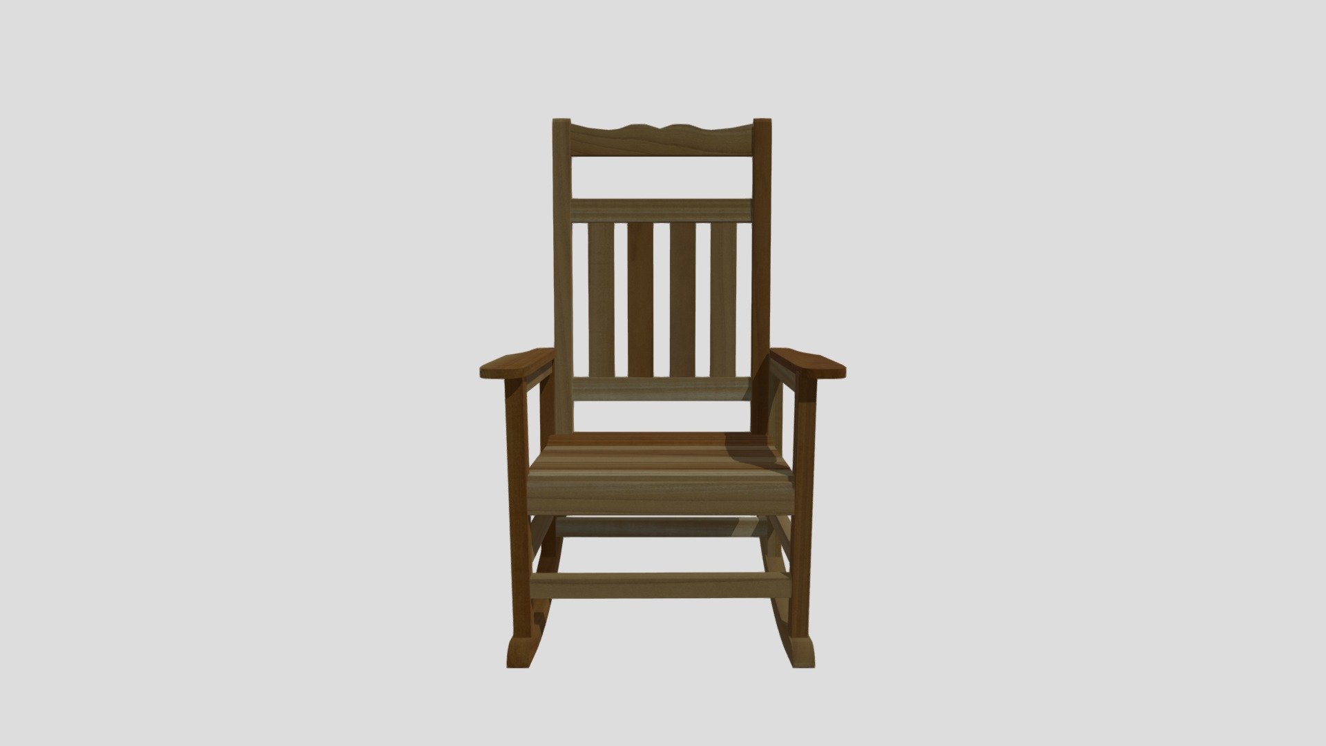 Rocking Chair - 3D model by katszy [c7a4f26] - Sketchfab