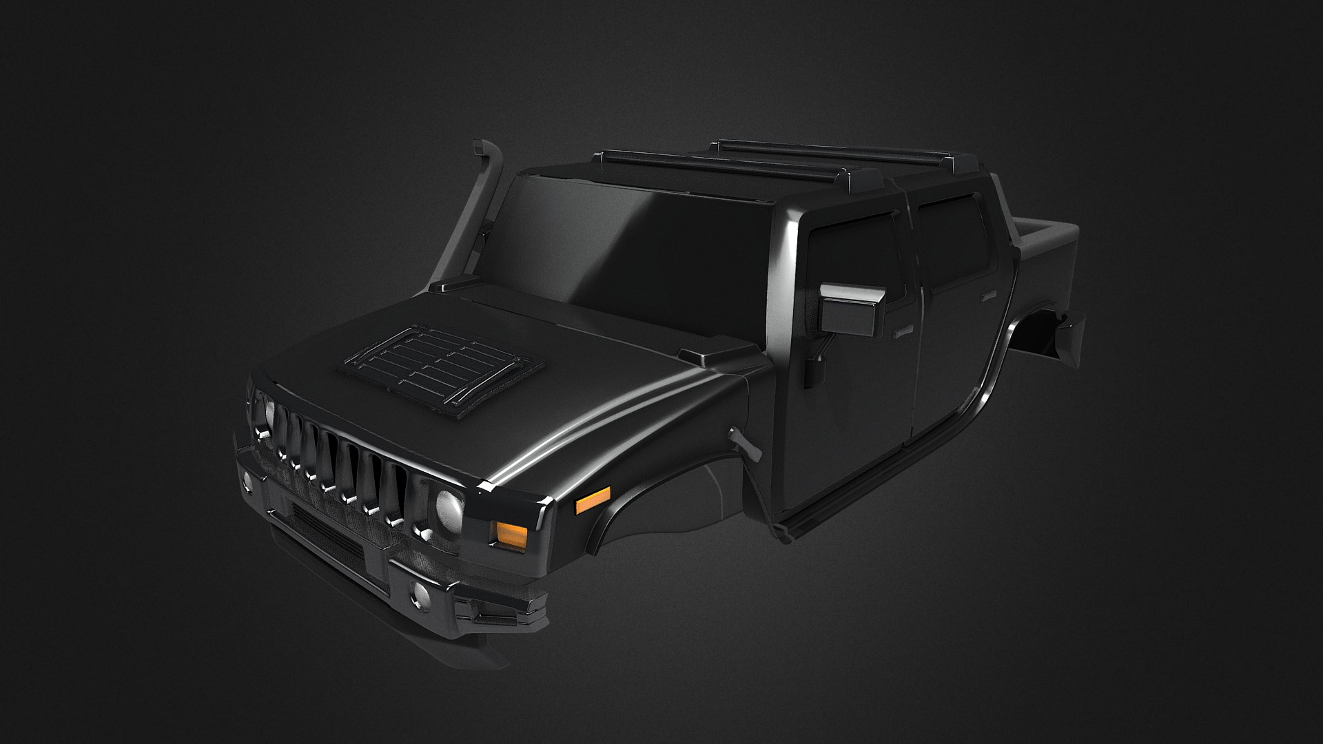 Hummer H2 - Download Free 3D model by Víctor Hernández (@victorhugohc ...