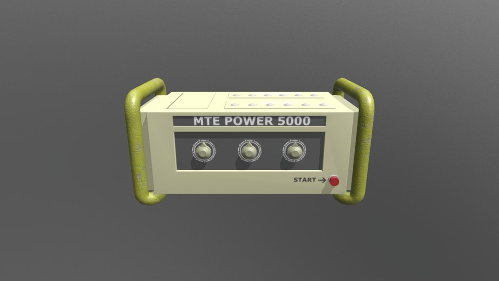 Generator Model - 3D model by JamieDTran [c7aa3e2] - Sketchfab