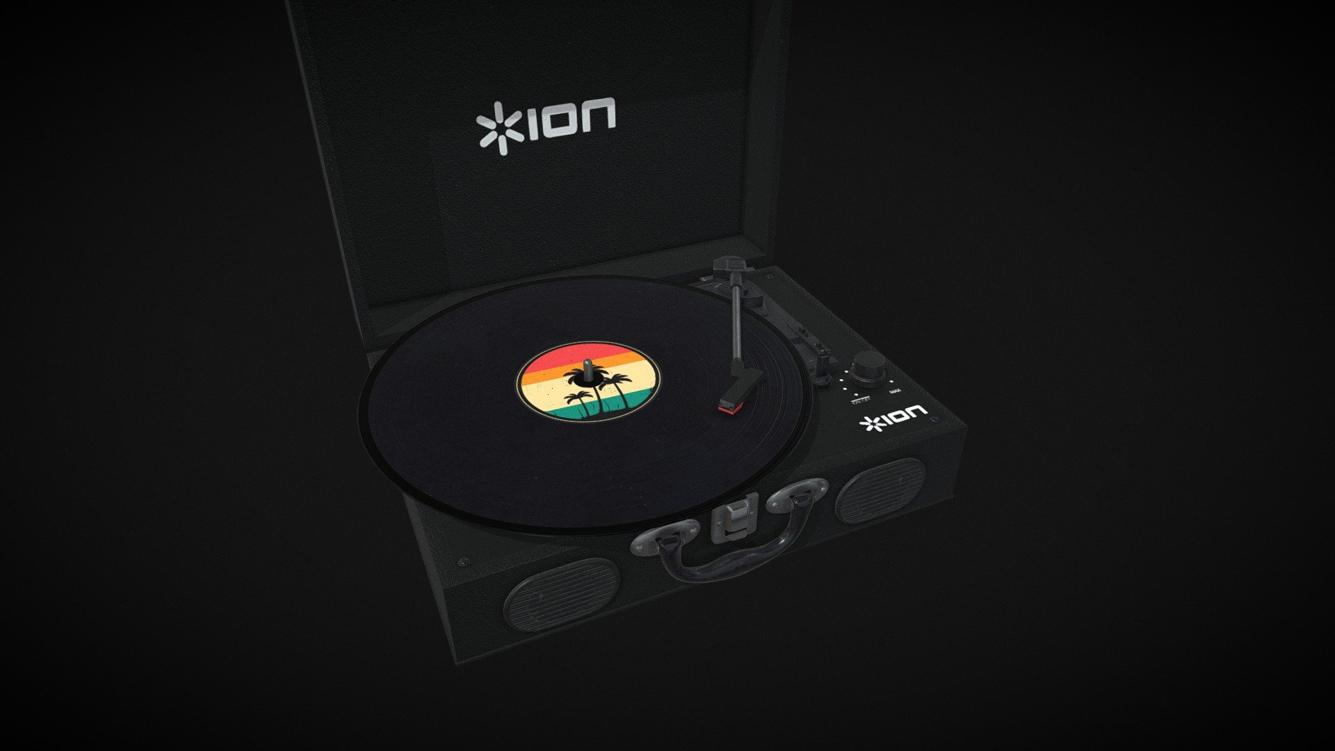Turntable ION Audio Vinyl Transport - Download Free 3D model by ...