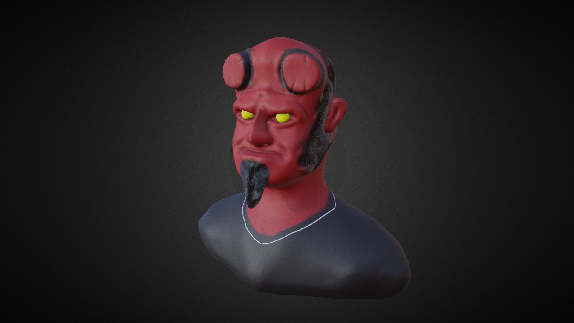 Hellboy - 3D model by Reingiover [c7aad14] - Sketchfab