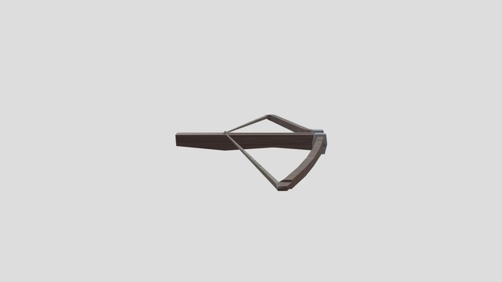 Crossbow-low-poly 3D models - Sketchfab