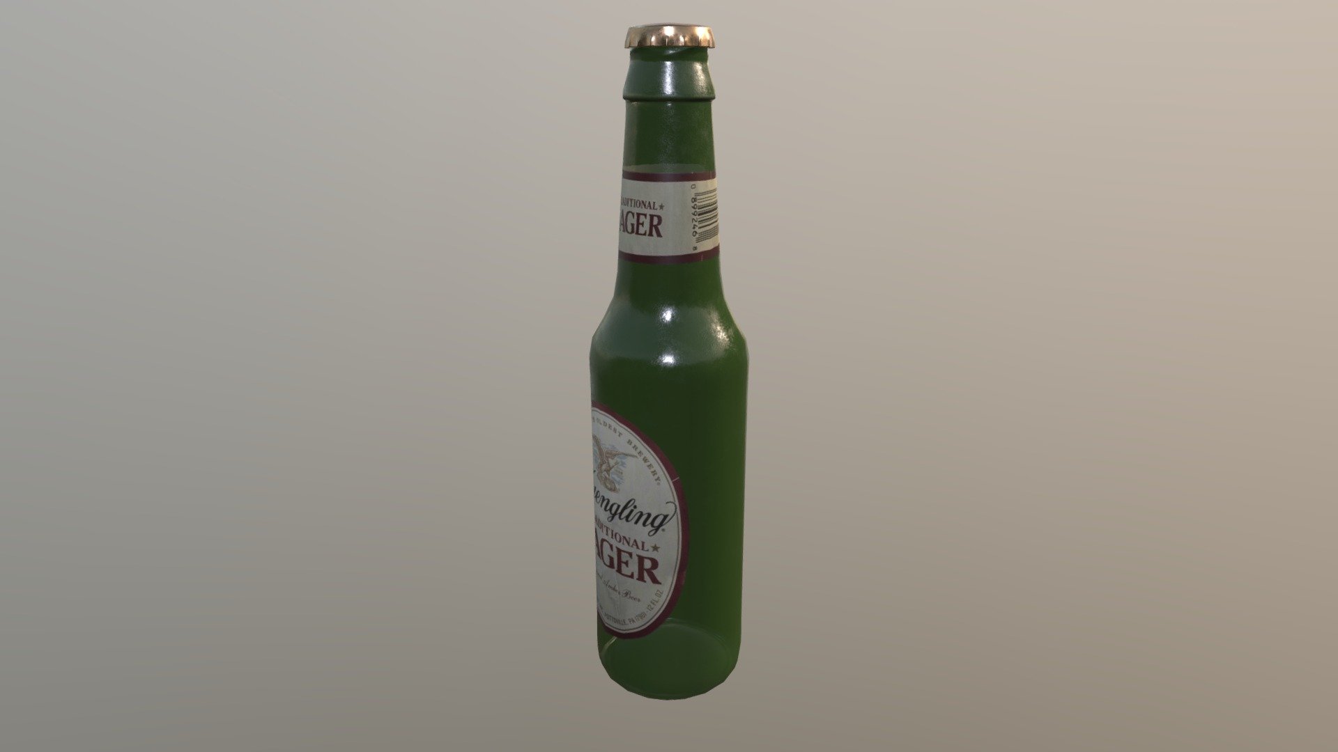 Beer Bottle 3d Model Beer Bottle 3D Model FlatPyramid