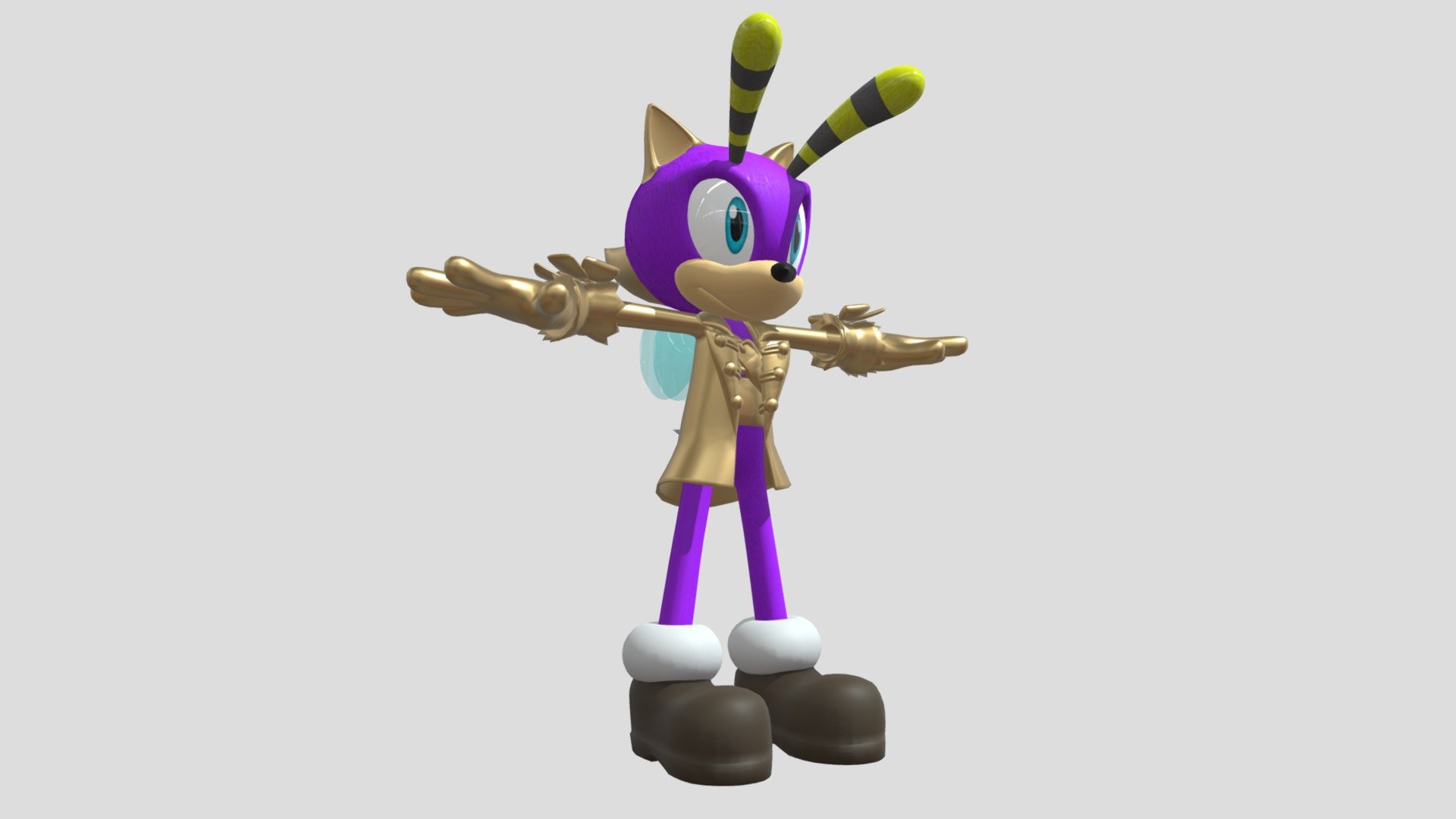 Sonic Forces: Avatar (OC) Sammy the Bee - Download Free 3D model by 🌌 ...