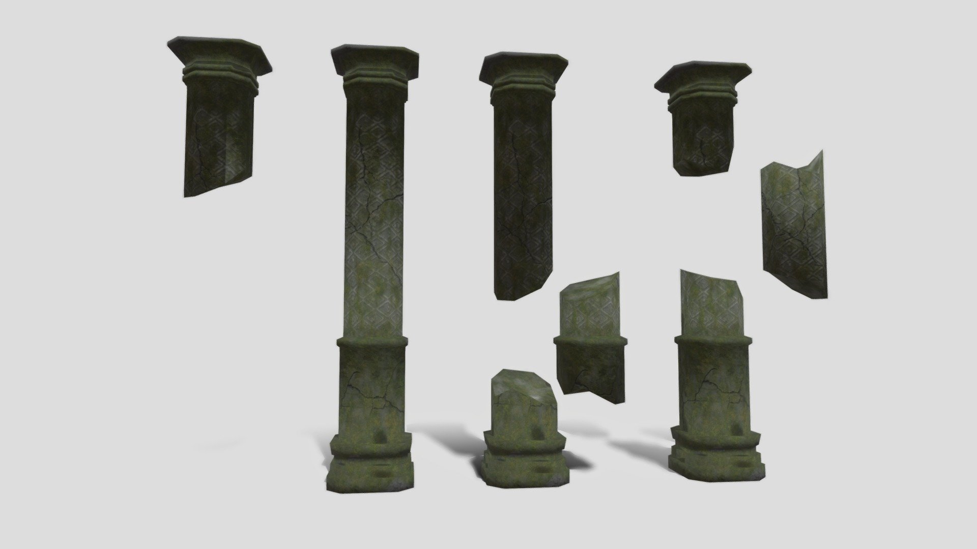 Ruin Columns - 3D model by CG_Reece (@592OdinnieReece) [c7ad3f1 ...