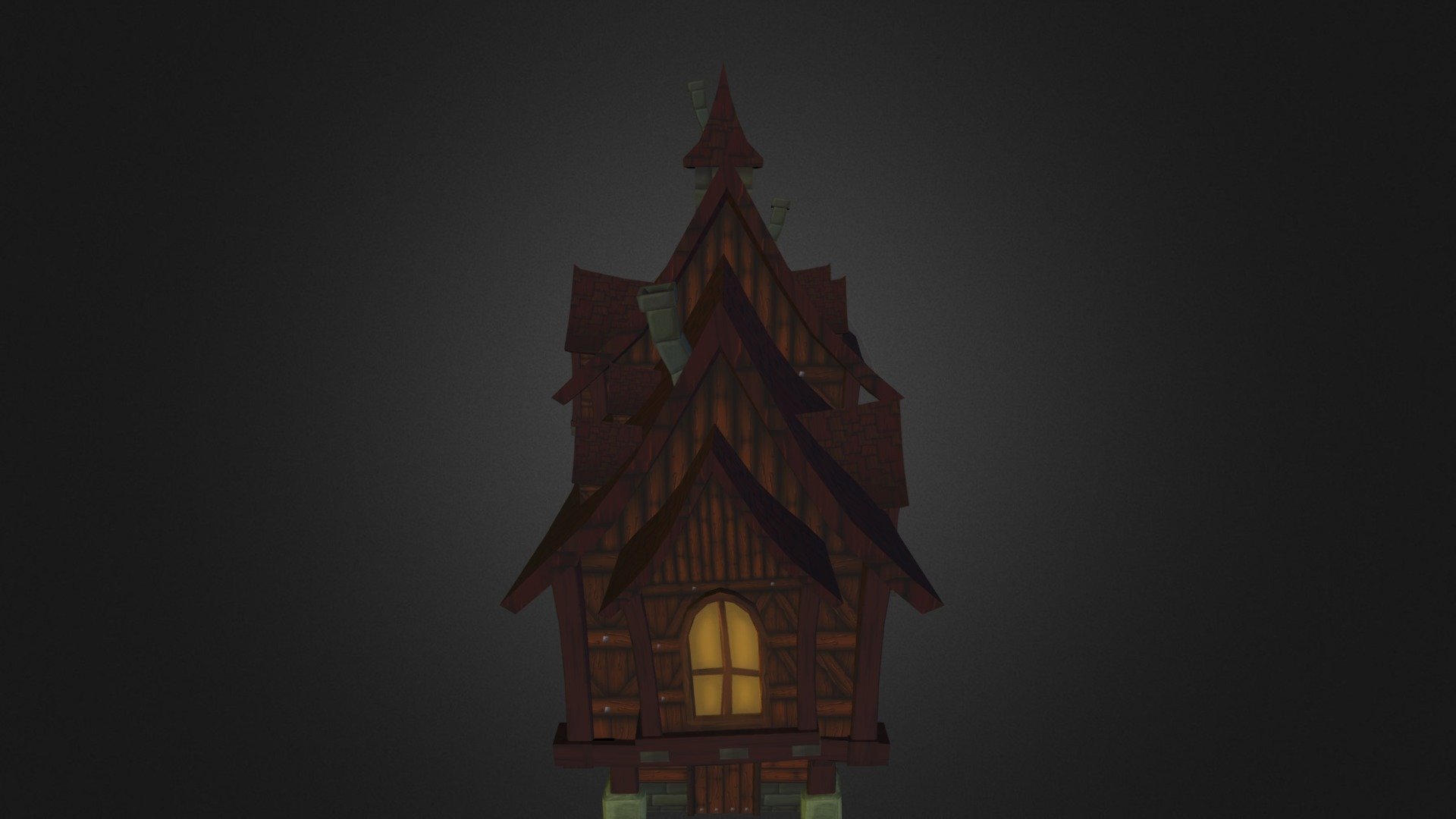 Halloween house - 3D model by Thomas (@soulleech) [c7ae9a0] - Sketchfab