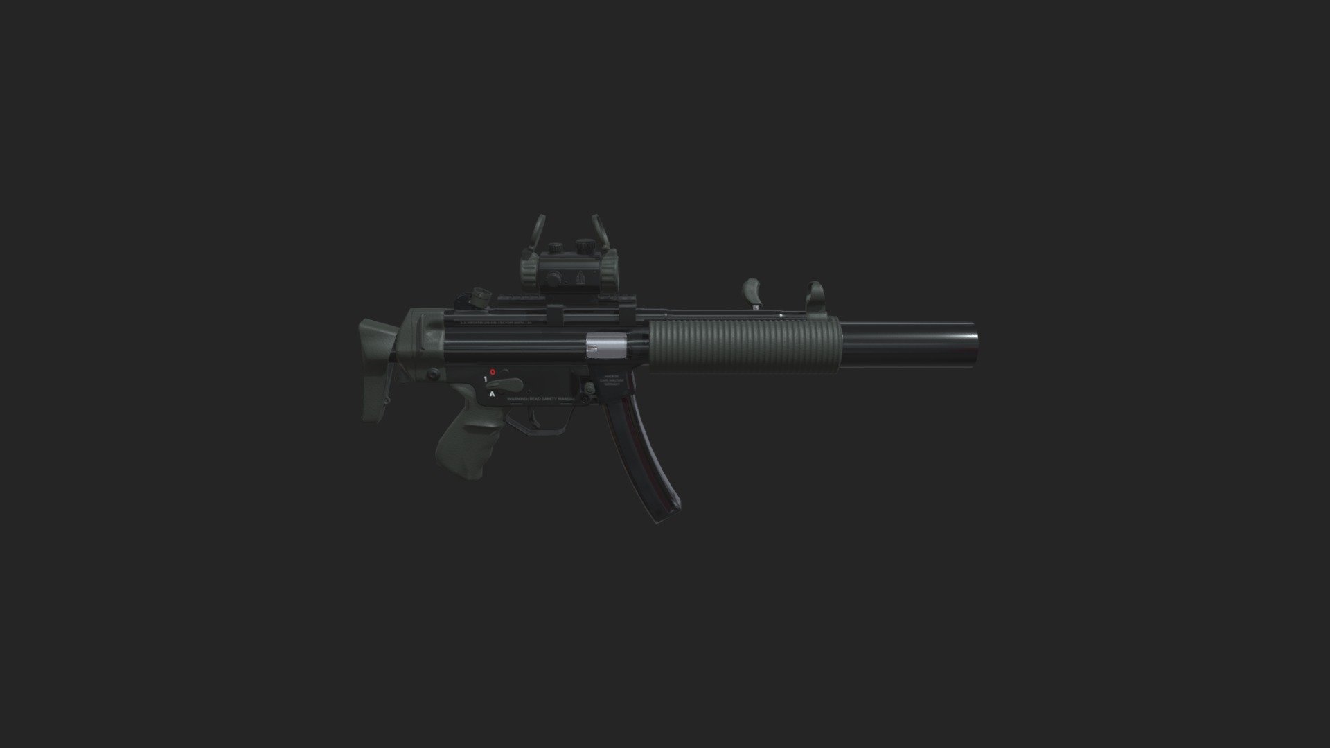 MP5 - 3D model by Antromarty [c7b018b] - Sketchfab