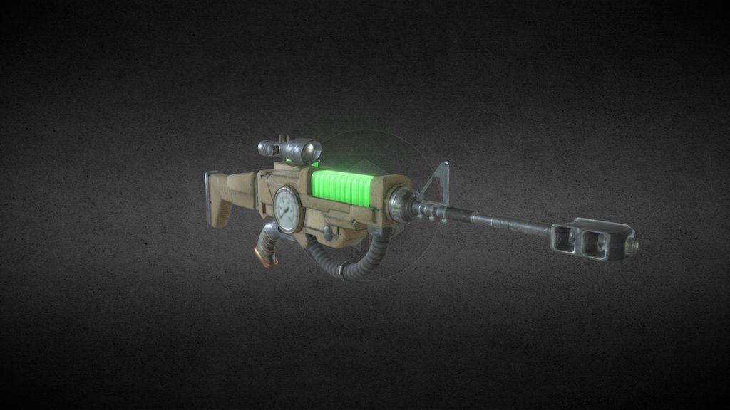 Blaster - 3D model by Chris (@cjbgameart) [c7b04a8] - Sketchfab
