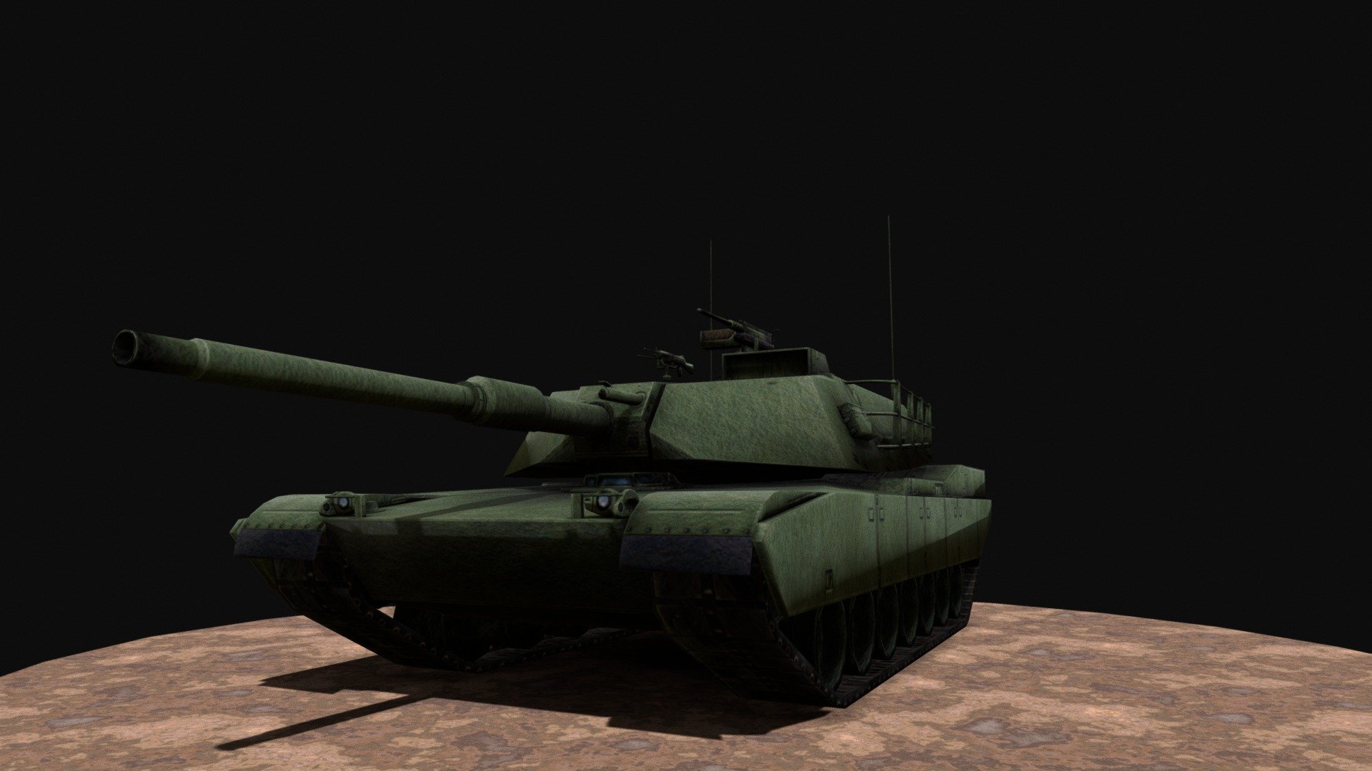 M1 ABRAMS(LOW POLY) - Download Free 3D model by LM3D (@lm9241221 ...