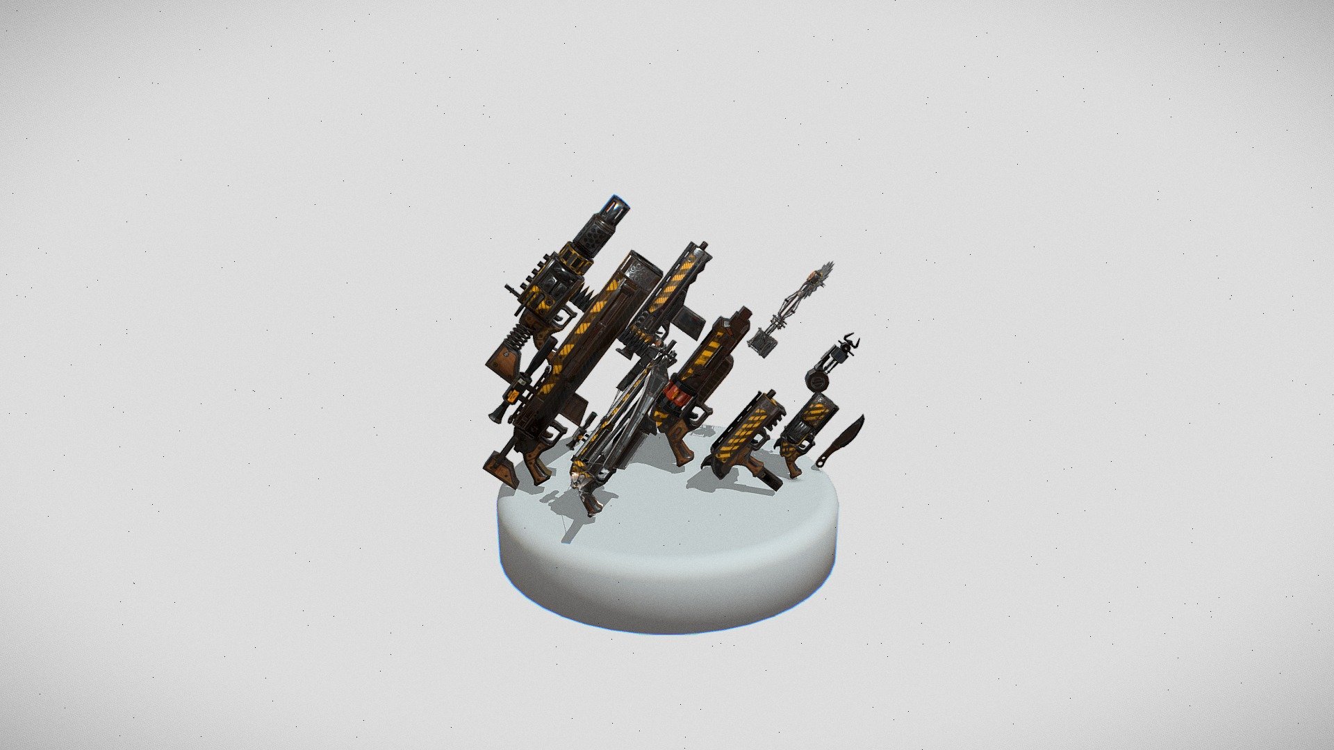all guns - 3D model by hoomanvaladian71 [c7b1a9f] - Sketchfab