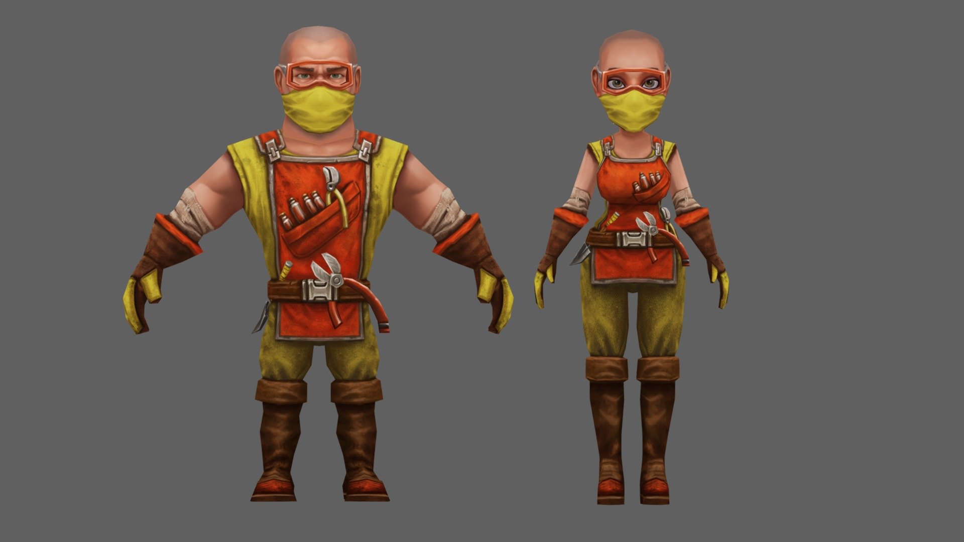 F_Farmer_02 - 3D model by CC (@ccsf) [c7b4e54] - Sketchfab