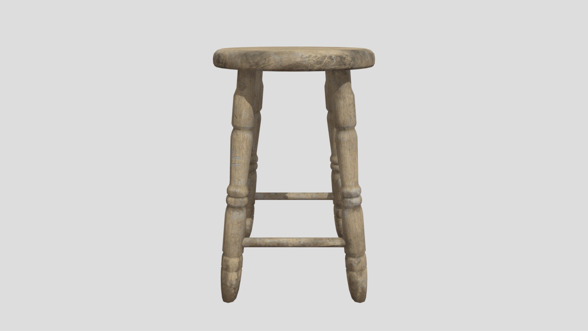 Dirty Wooden Stool - Download Free 3D model by simptebullboud19 ...