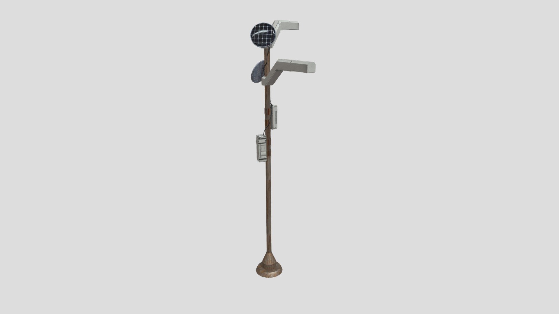 Futurist Cyber Prop Street Light - Download Free 3D model by paumier ...