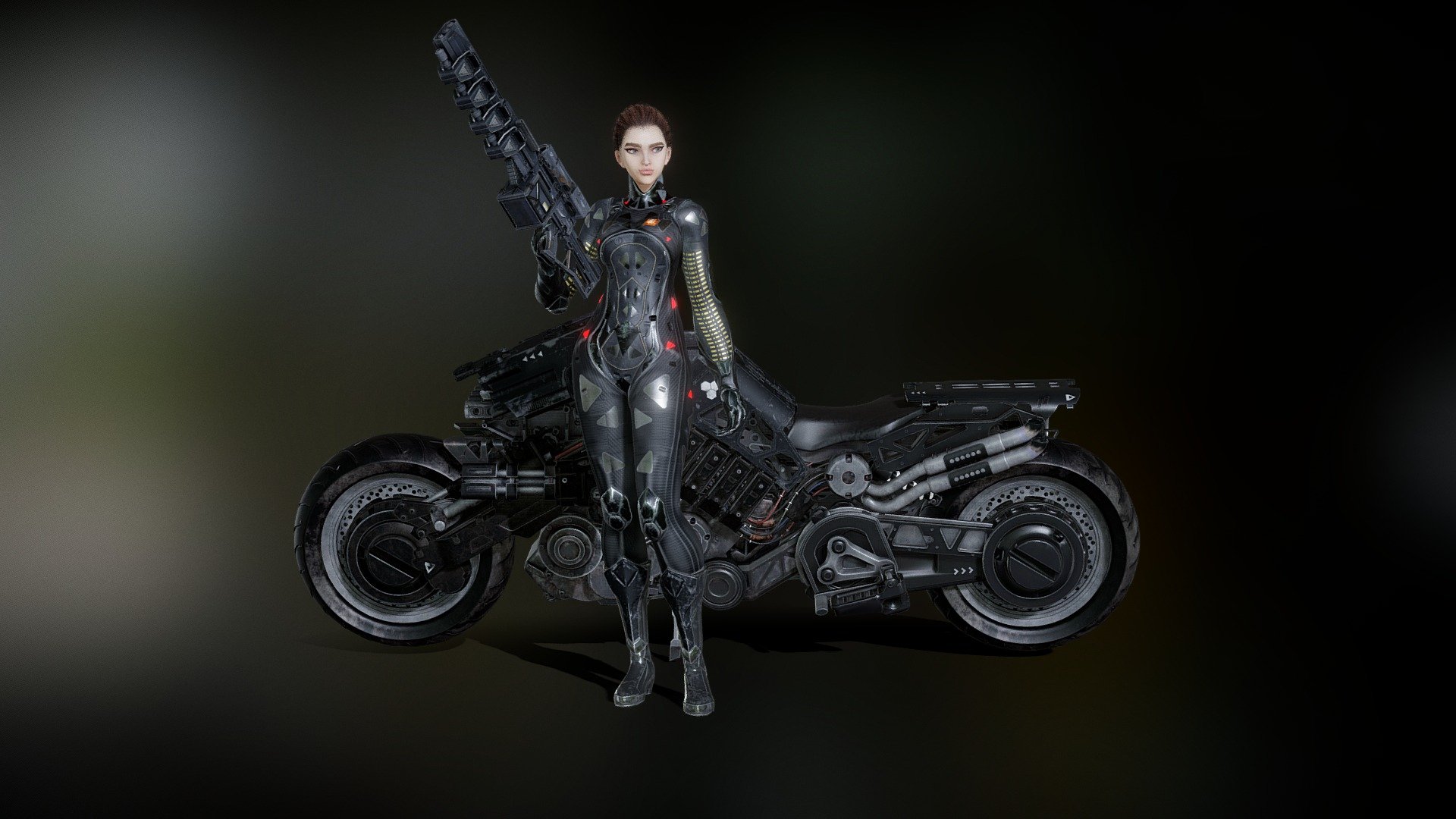 Cyber Series Woman Vx-3875 BY Oscar creativo - Buy Royalty Free 3D ...