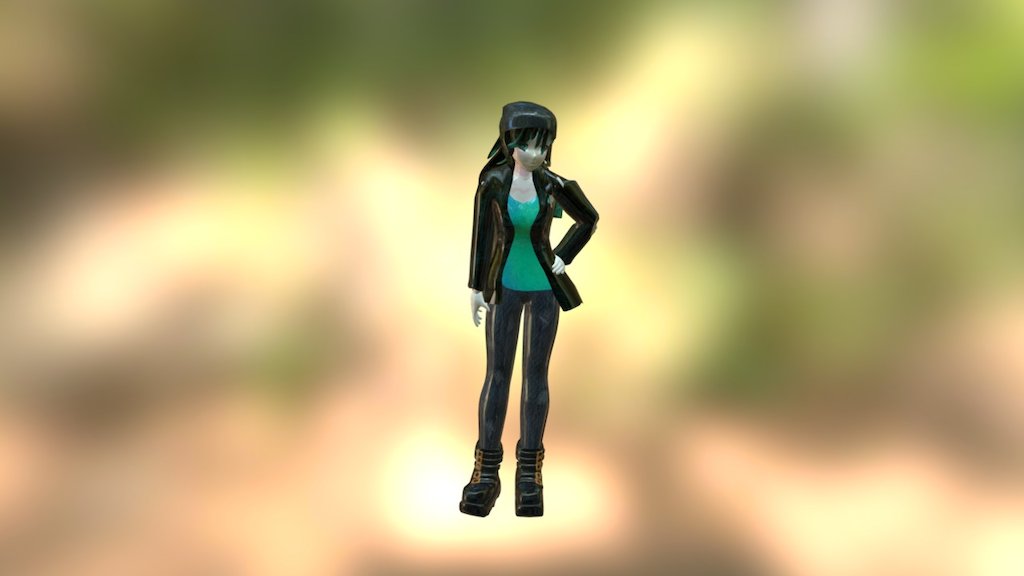 RWBY OC Jade Quaze - 3D model by Brandon_K [c7b7b28] - Sketchfab