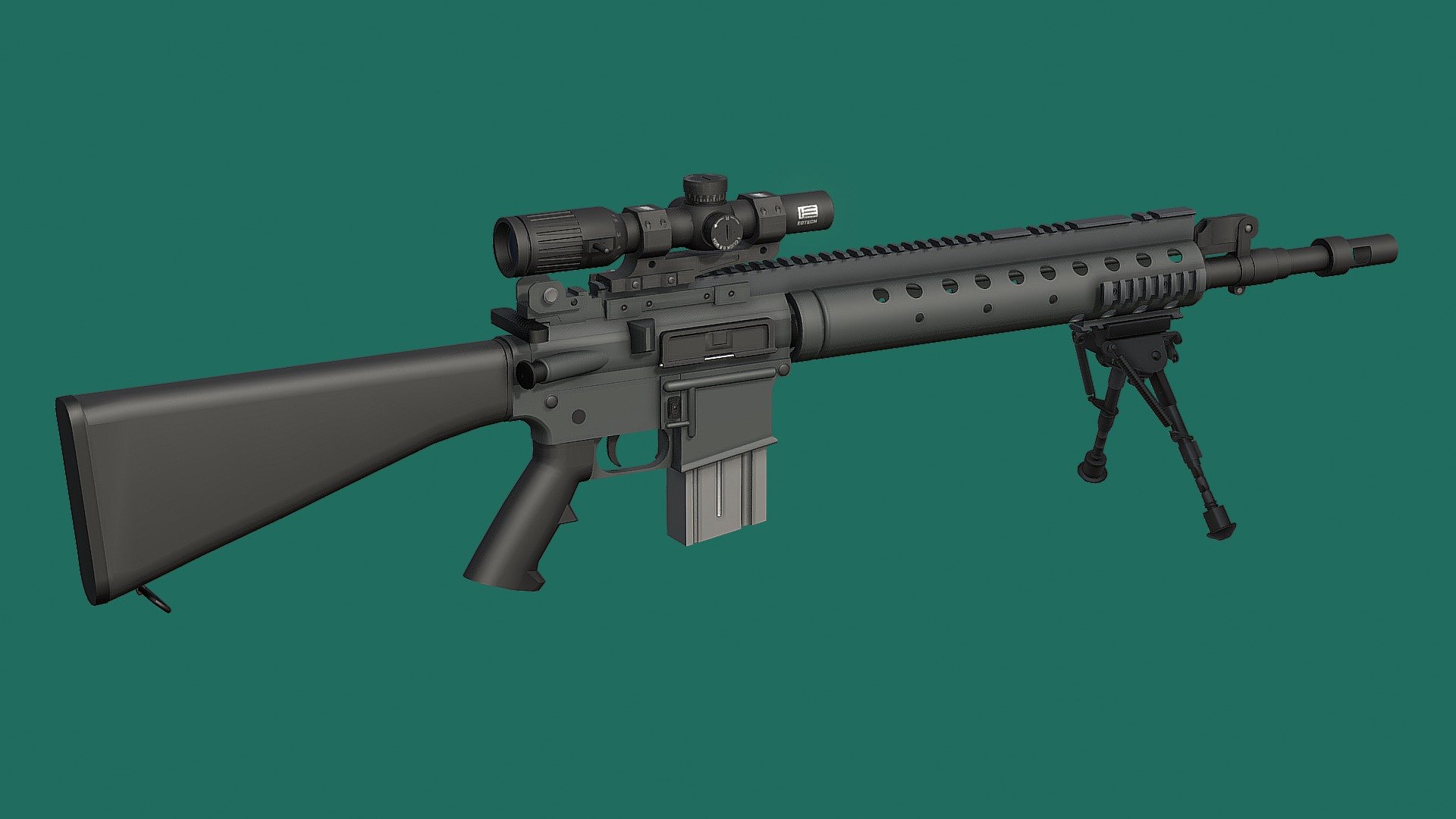 MK-12 Mod 0 SPR - 3D model by momsboxtv [c7b8e32] - Sketchfab