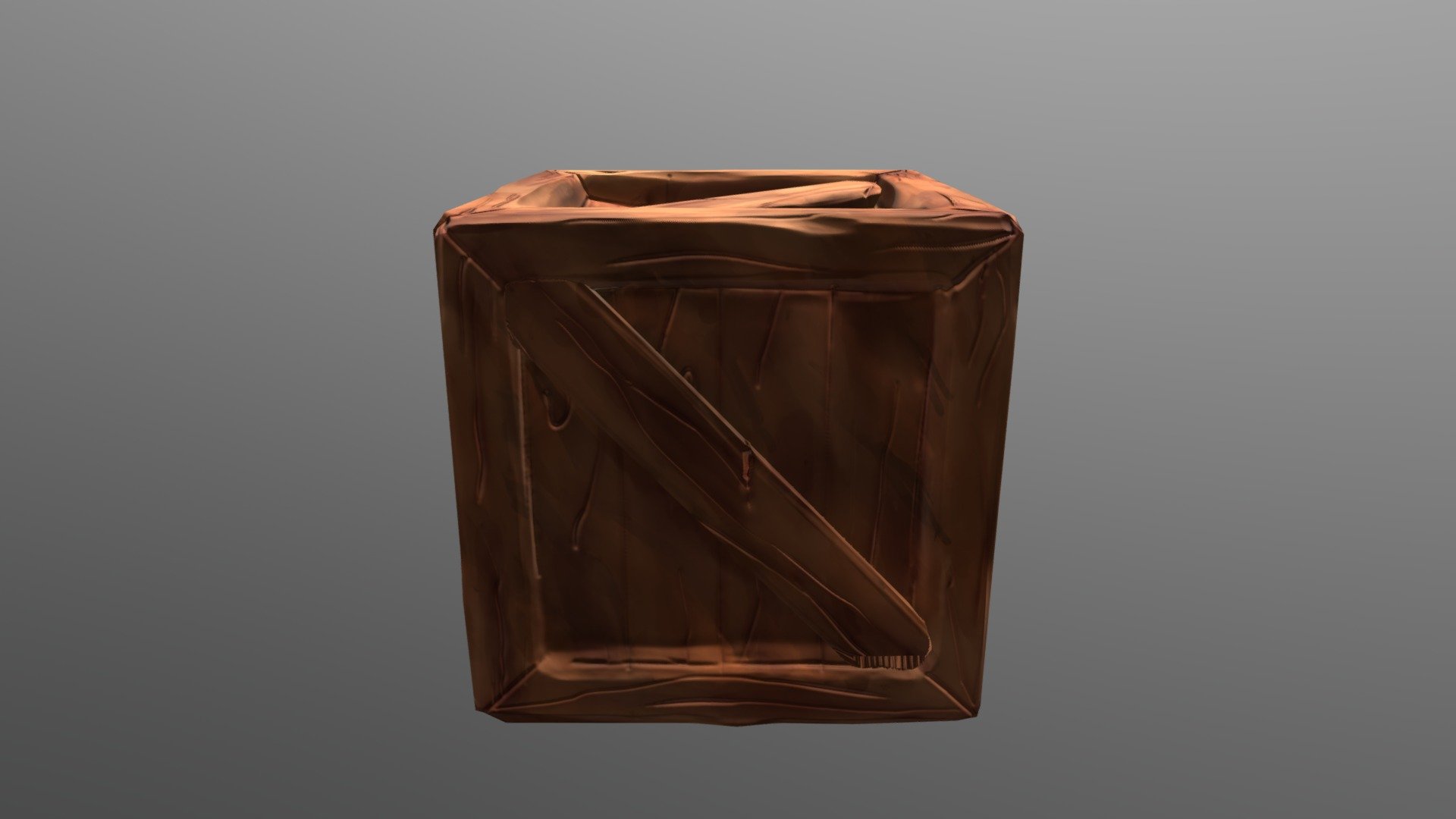 Stylized Crate - 3D model by Andrew Ooi (@ManhattanBat) [c7b977b ...