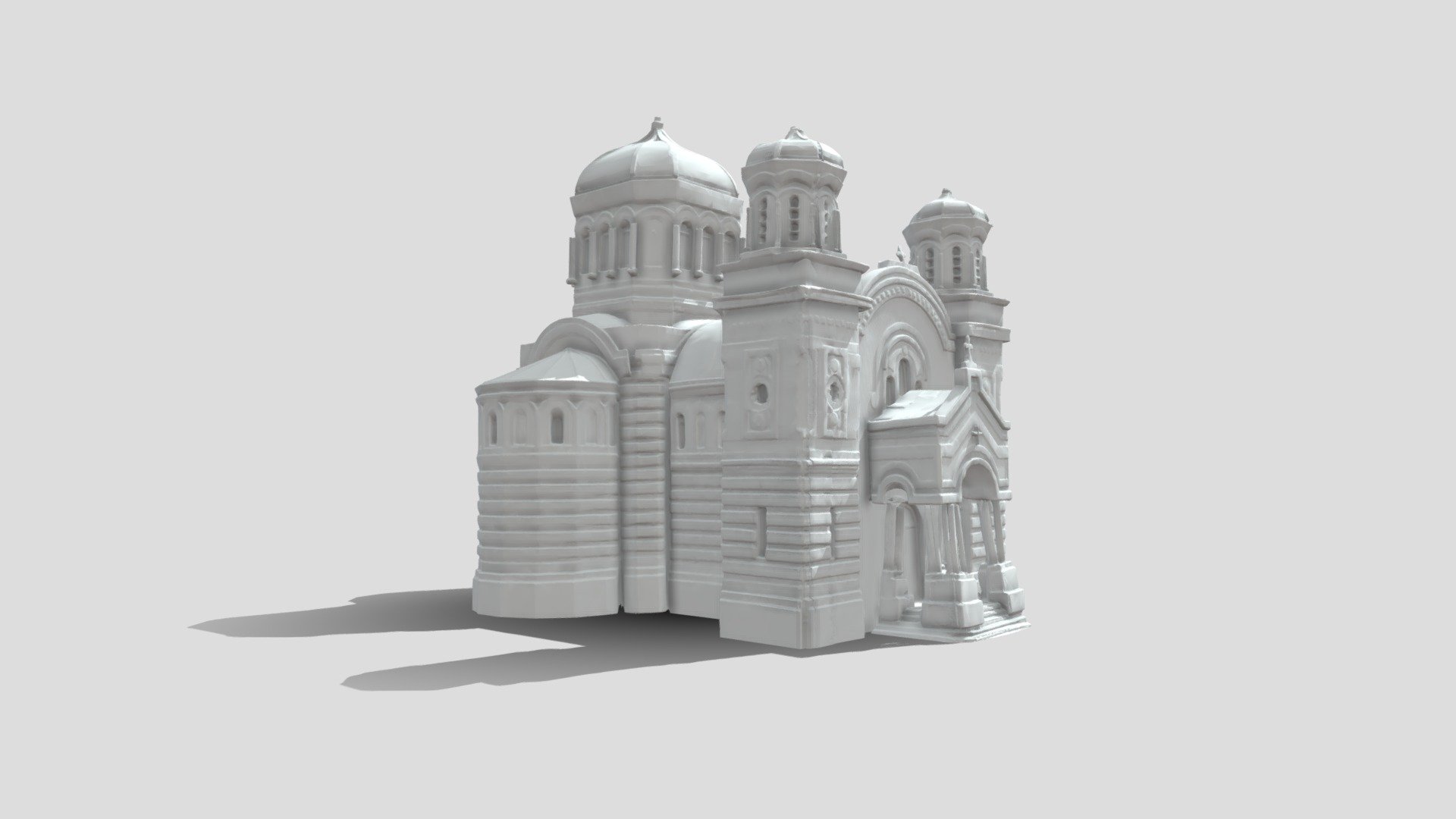 Macheta bisericii Nicolae Vladica, Bucuresti - Download Free 3D model ...