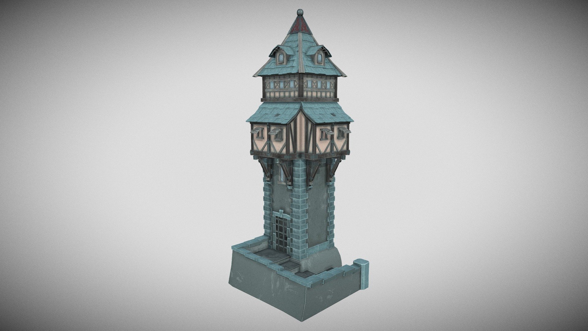 Tower - Download Free 3D model by Vadim Zheltkov (@venomfx) [c7bb3cd] - Sketchfab