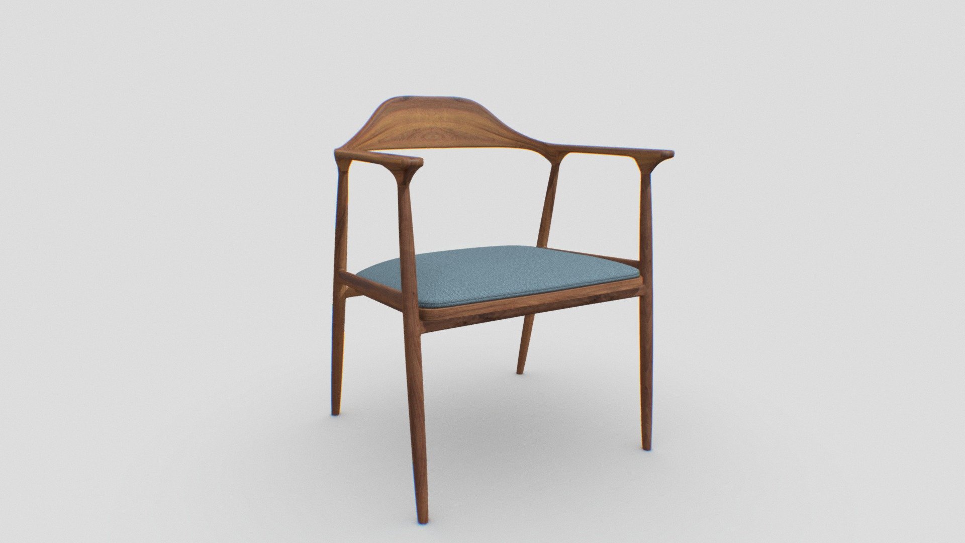 Stylish Cafe Chair 60x53x76 - Buy Royalty Free 3D model by ...