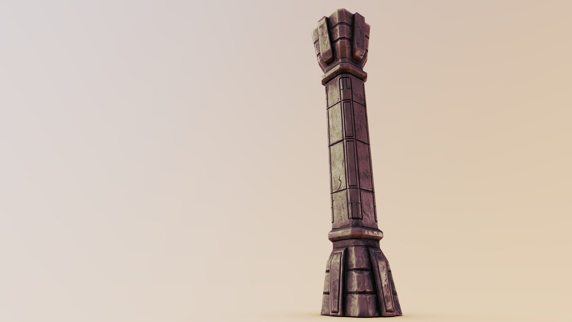 Stone rock Column, Pillar - Download Free 3D model by ORB (@iamanimapro ...