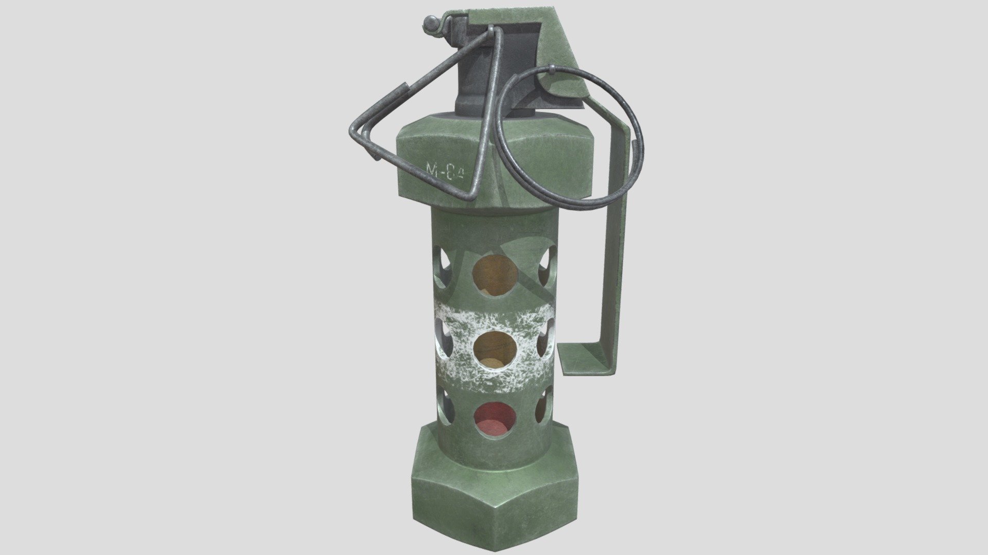 M84 Stun Grenade - 3D model by Aaron Kerwin (@AarKerwin) [c7bf0df ...