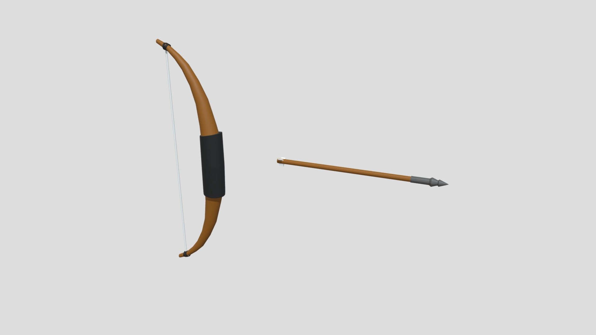 Bow and Arrow - Download Free 3D model by Yiğit Uslu (@Lxmoso) [c7bf256 ...