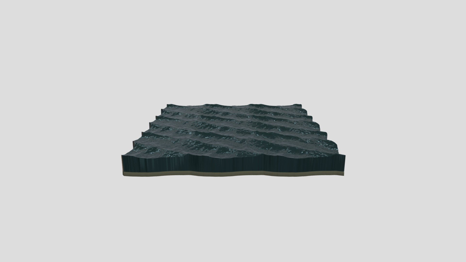 water waves - 3D model by philano [c7c05bd] - Sketchfab