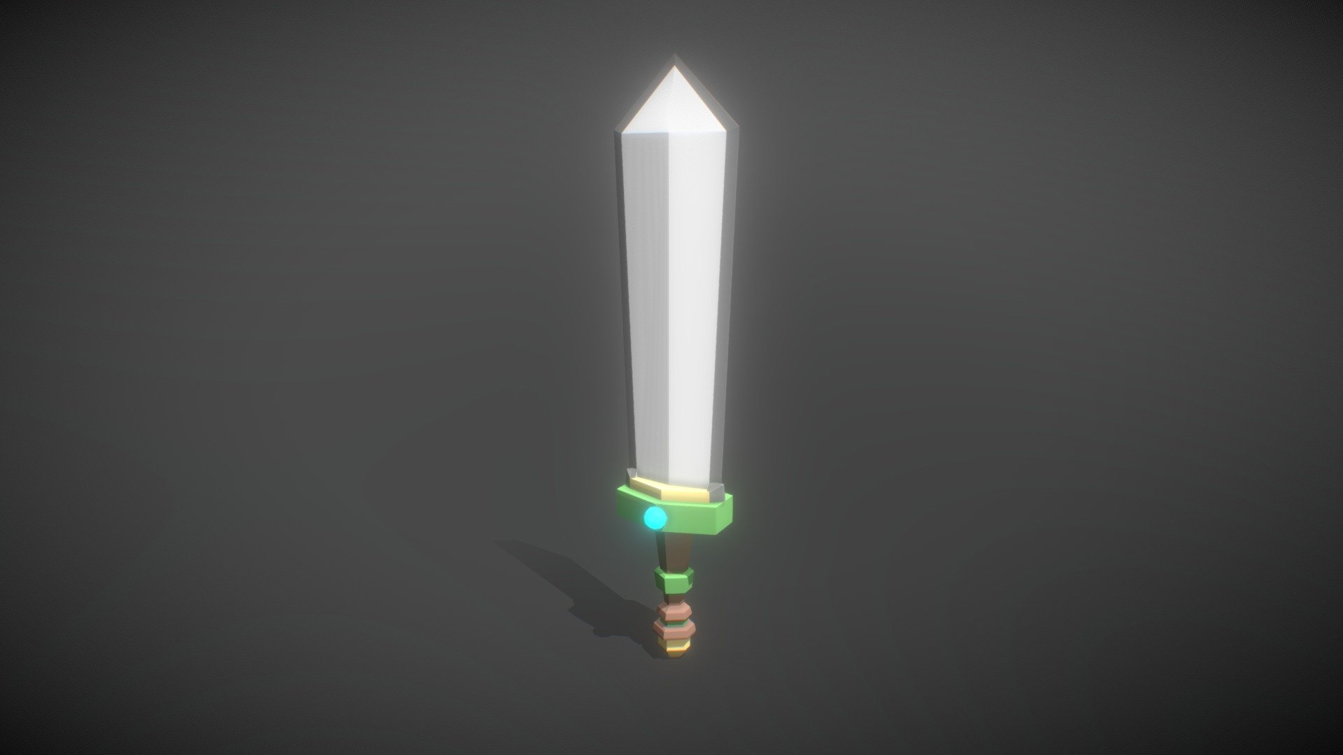 Low Poly Sword Tutorial - 3D model by bogdan01 [c7c06cf] - Sketchfab