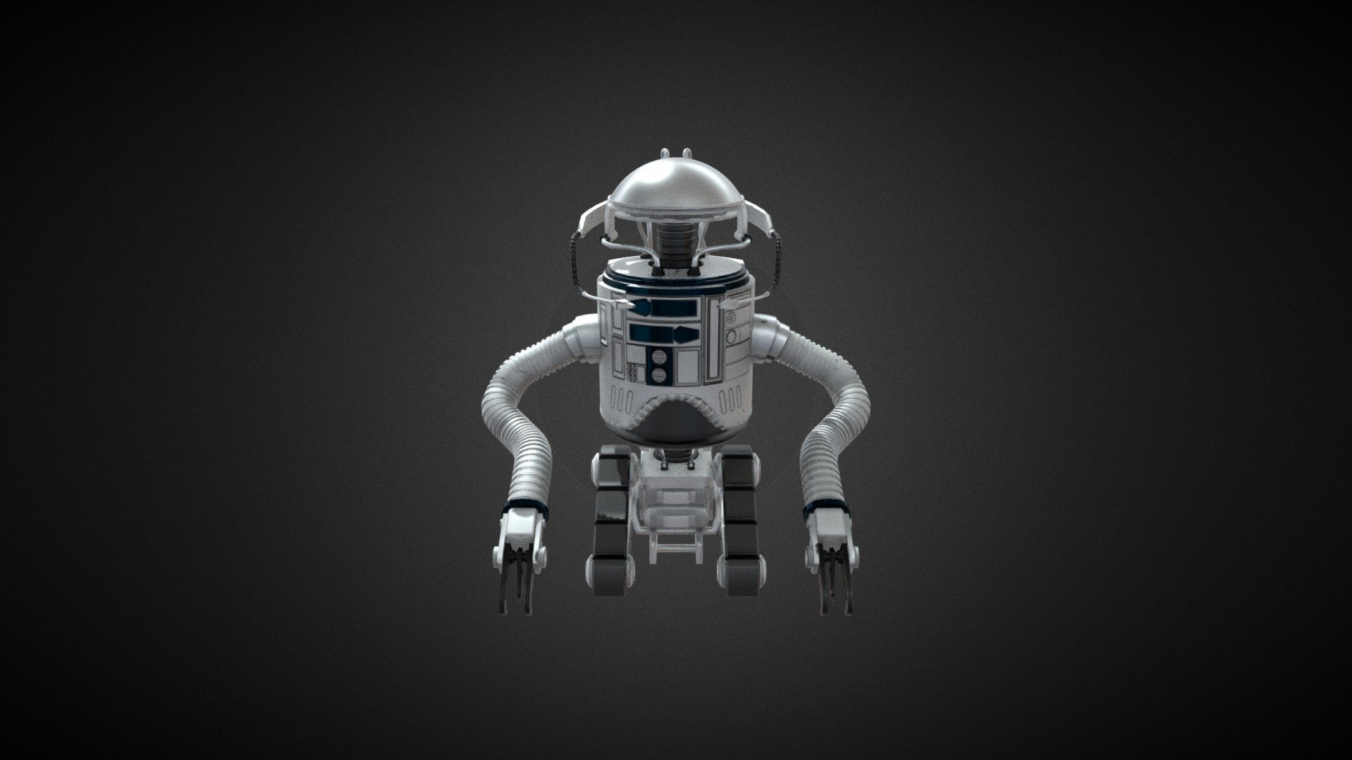 Robot R2D2 - 3D model by mahuanzong [c7c07e2] - Sketchfab