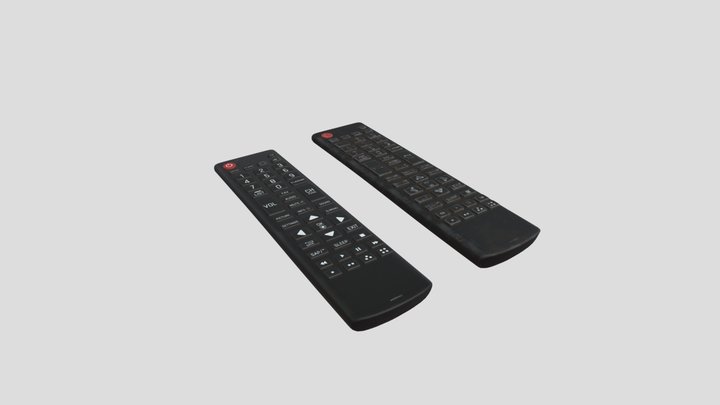 Tv-remote 3D models - Sketchfab