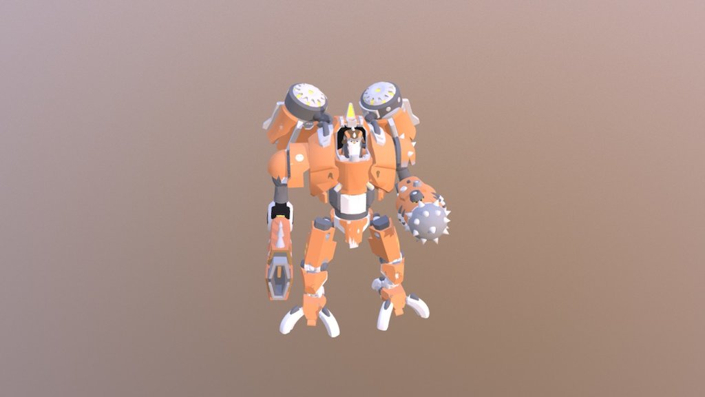 Battle Born Mech: Toby - 3D model by Dank_cheese0100 [c7c1e84] - Sketchfab